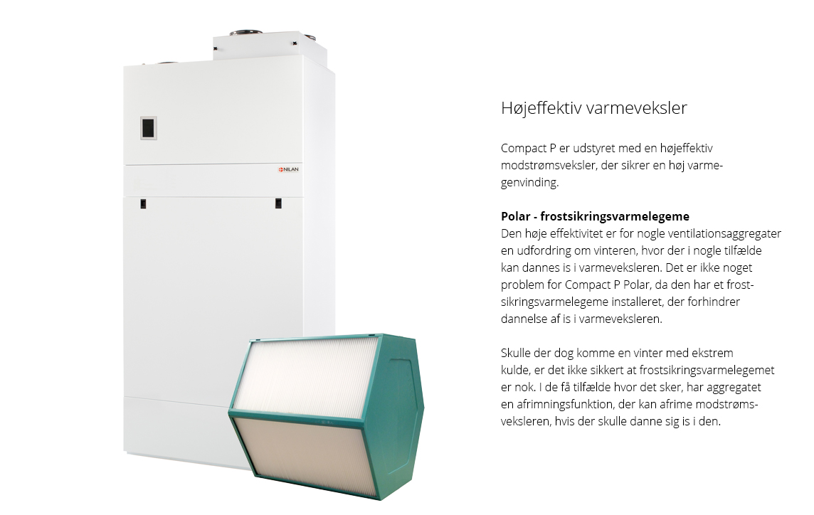 Compact P - flere installationer samlet i en kompakt installation