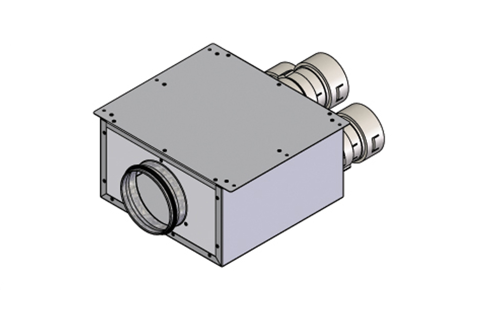 Udsugningsbokse til ventil over dør