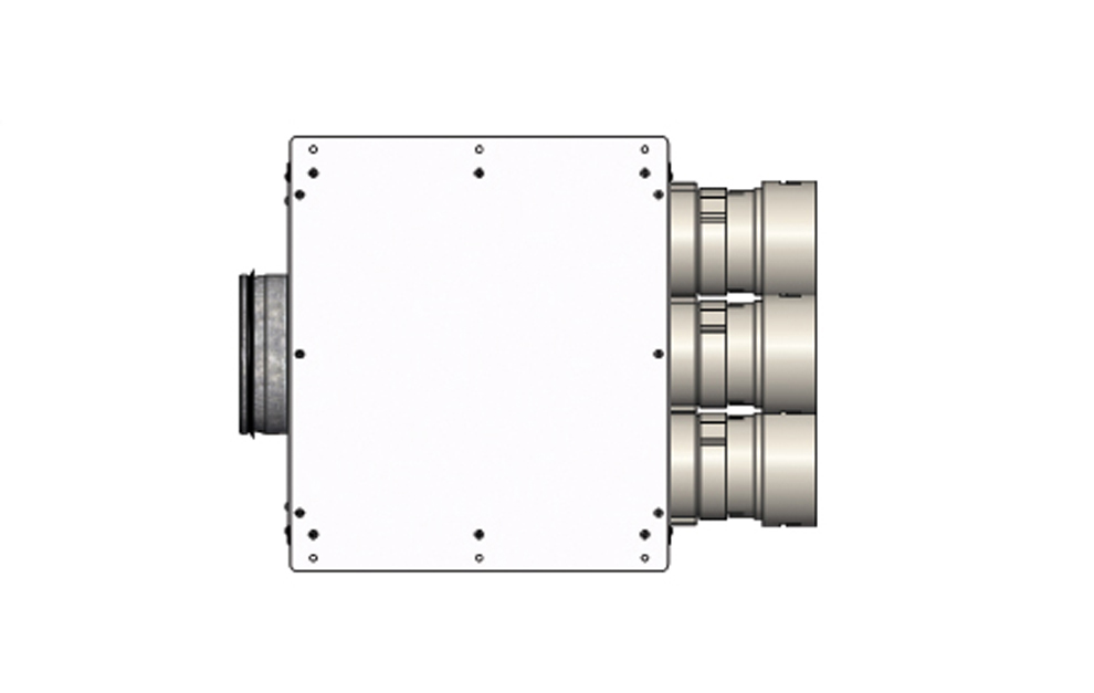 Udsugningsbokse til ventil over dør